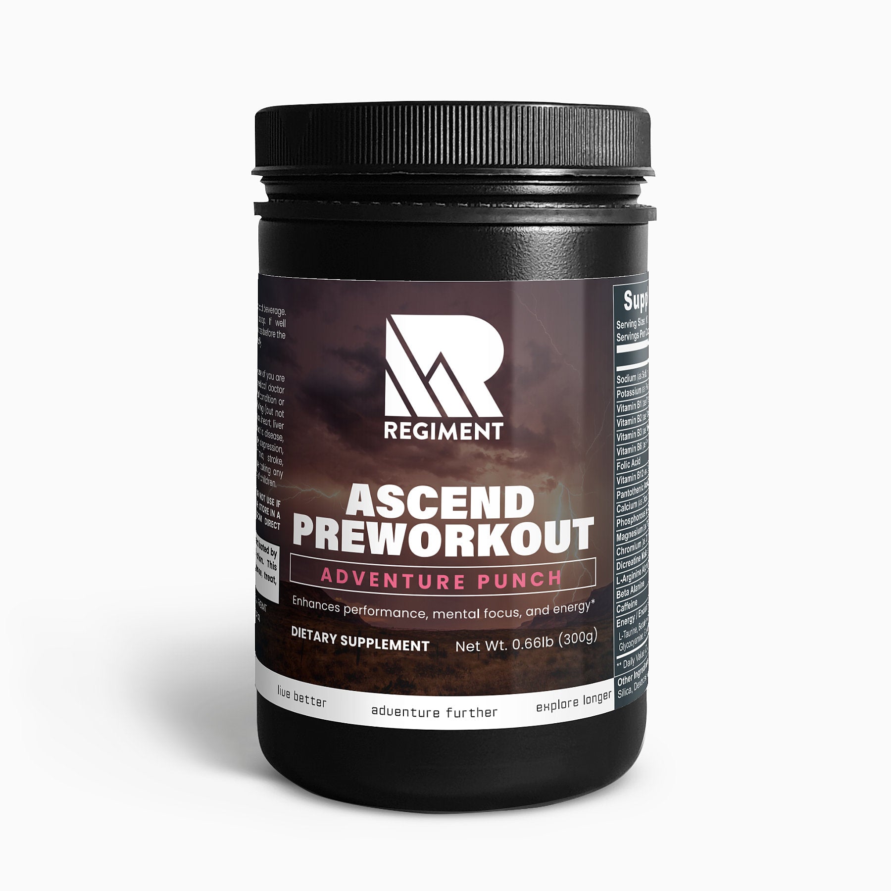 Ascend Pre-Workout Powder (Adventure Punch) | Regiment